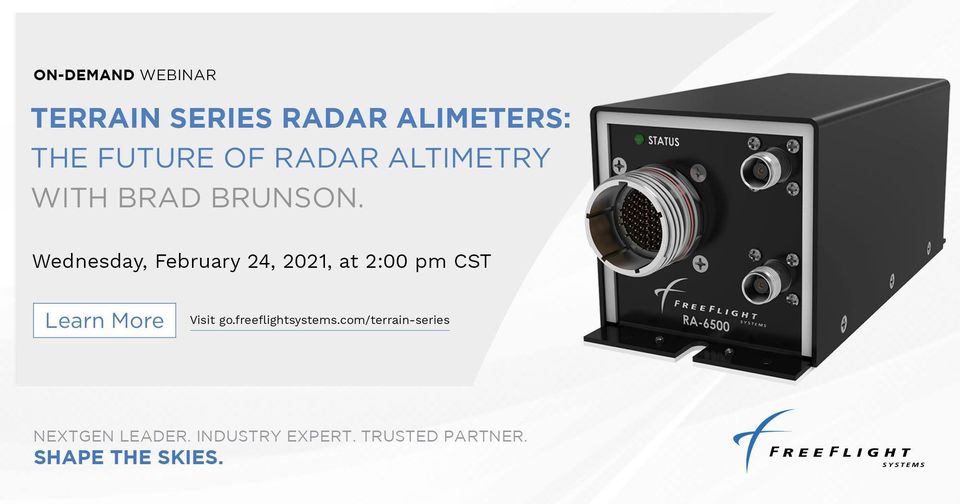 Radar Altimeter Webinar – Improve Safety & Awareness | FreeFlight Systems